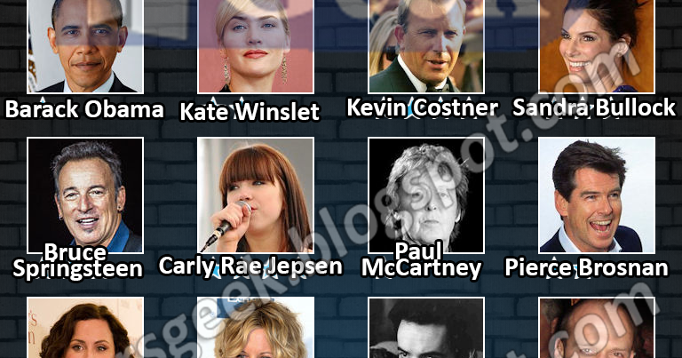 Guess The Celeb Answers Level 2