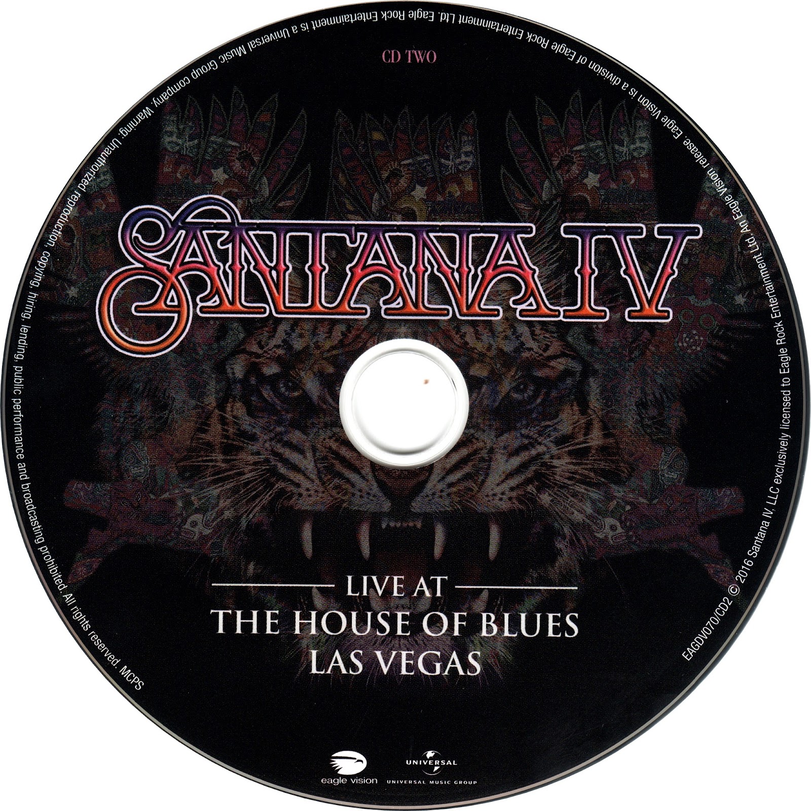 2016 Santana IV - Live At The House Of Blues Las Vegas - Santana - Rockronología