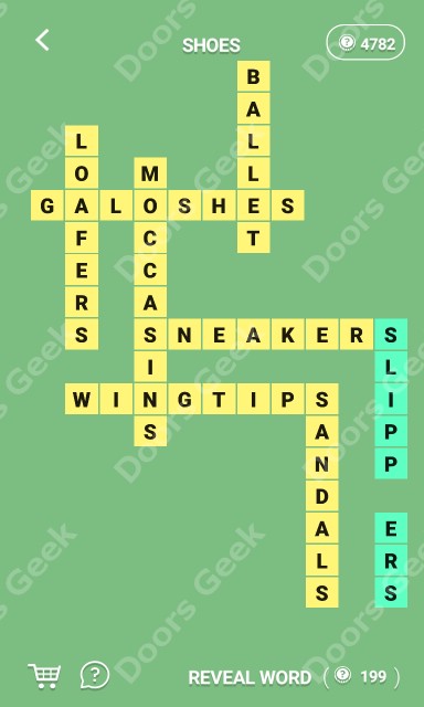 Wordcross (Crocodile) Level 204 Answers ~ Doors Geek