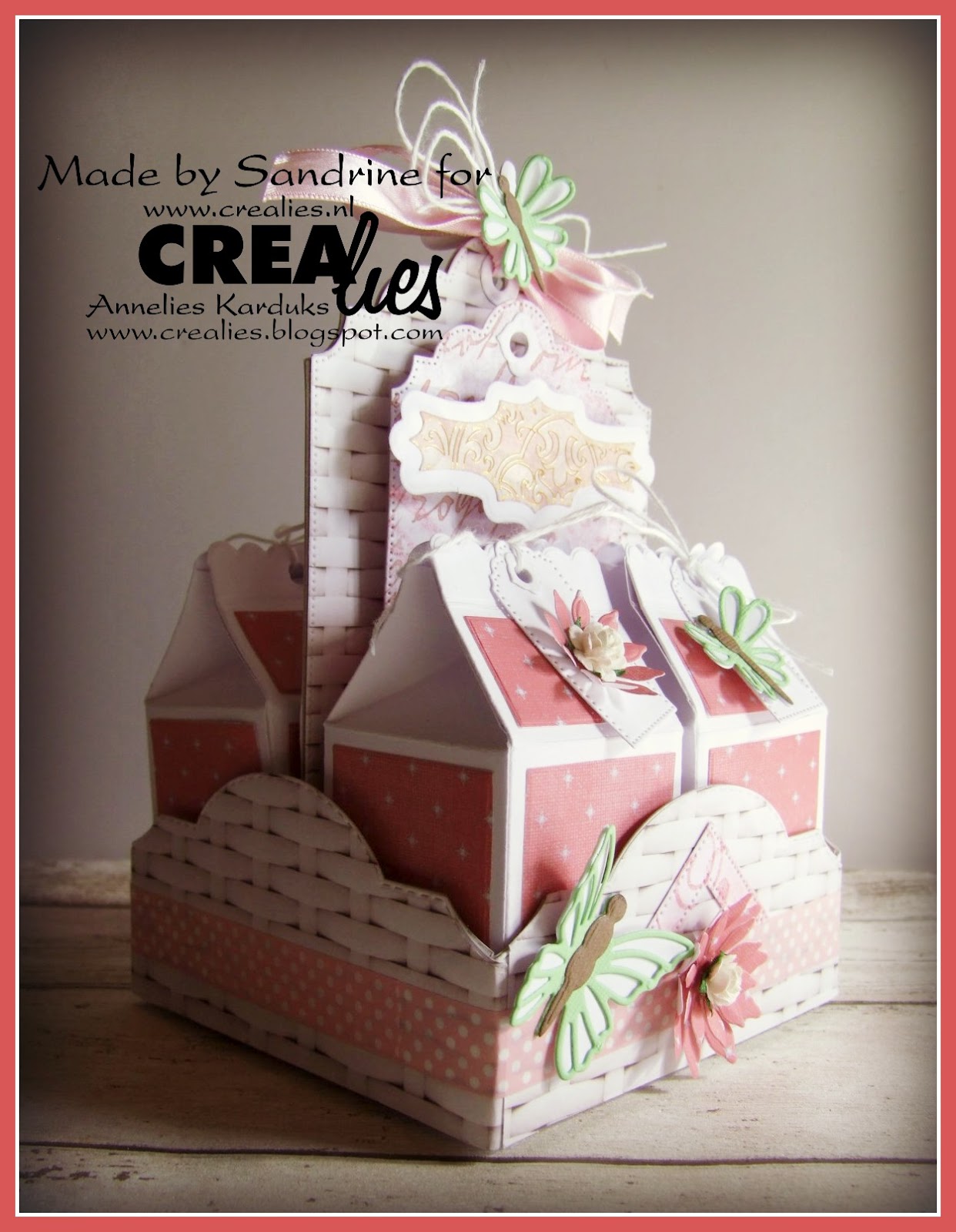 Crealies: Mini boîtes et support