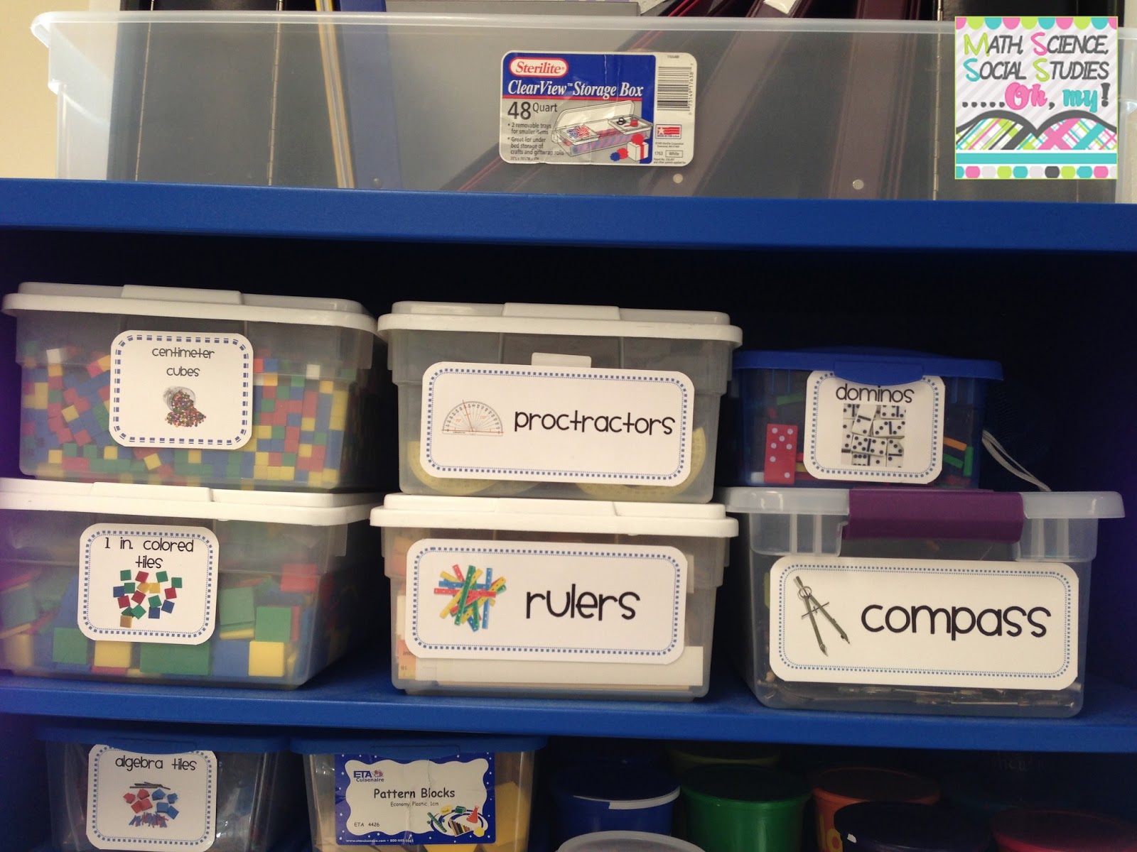 How I Organize My Math Materials | Technically Speaking with Amy