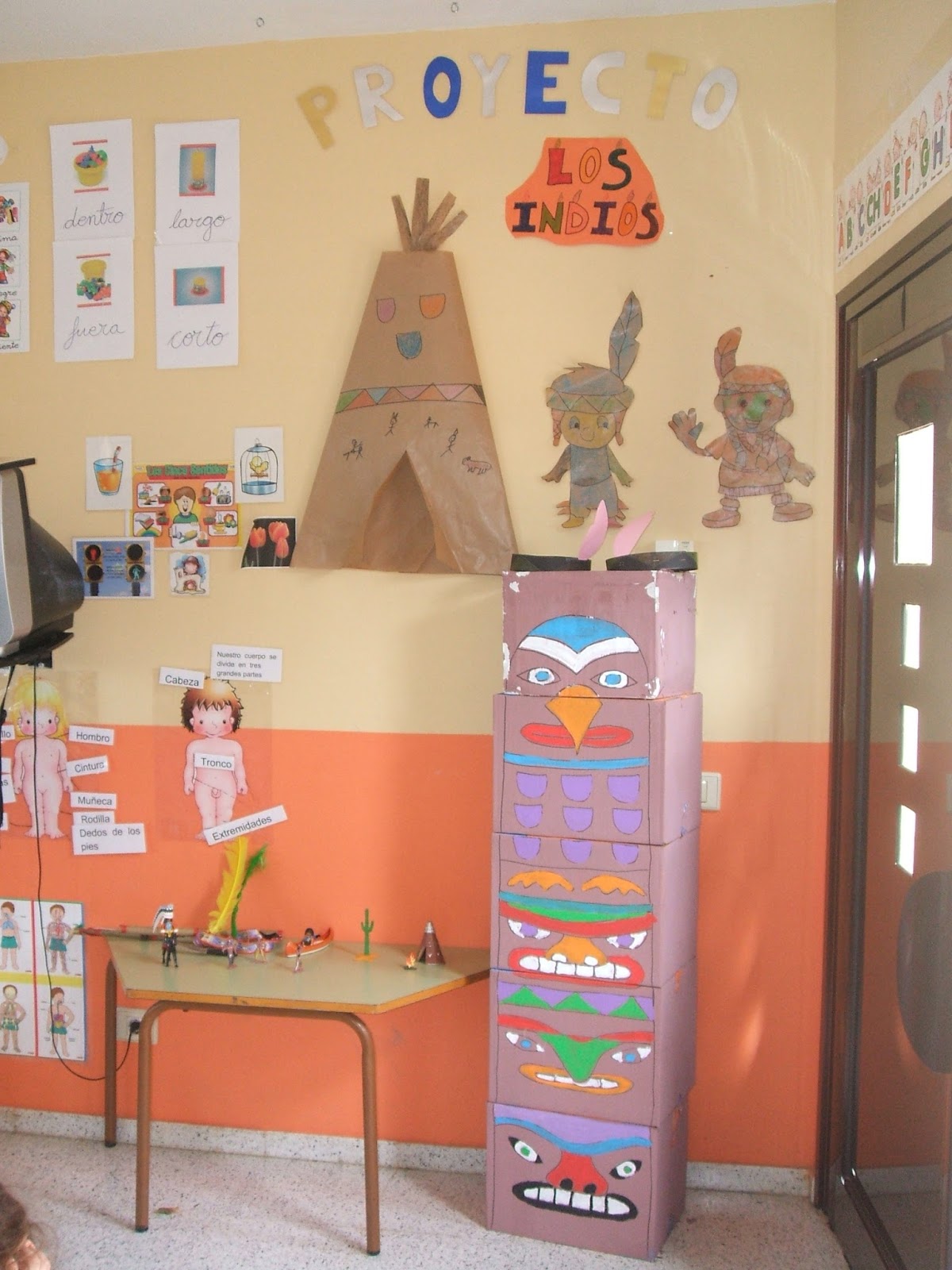 Trazos de colores: PROYECTO LOS INDIOS INFANTIL 4 AÑOS