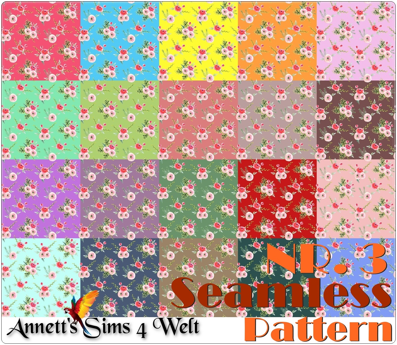 Annett's Sims 4 Welt: Seamless Pattern - Nr. 3