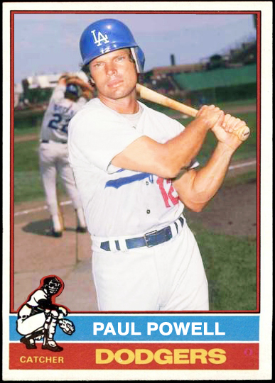WHEN TOPPS HAD (BASE)BALLS!: NOT REALLY MISSING IN ACTION- 1976 PAUL POWELL