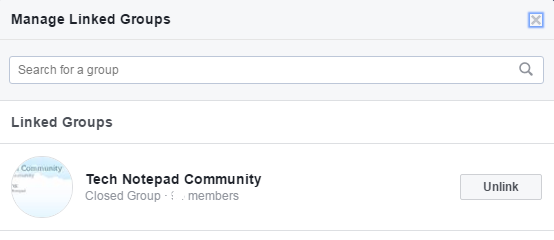 How to Link Existing FB Groups to a Group? ~ Tech Notepad