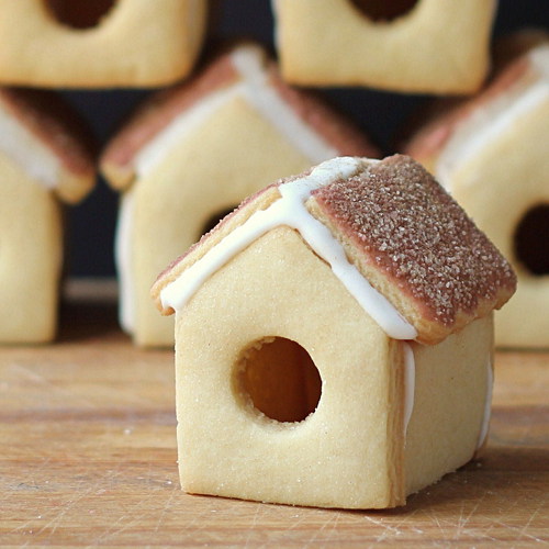 Cookistry: Cinnamon Birdhouse Cookies