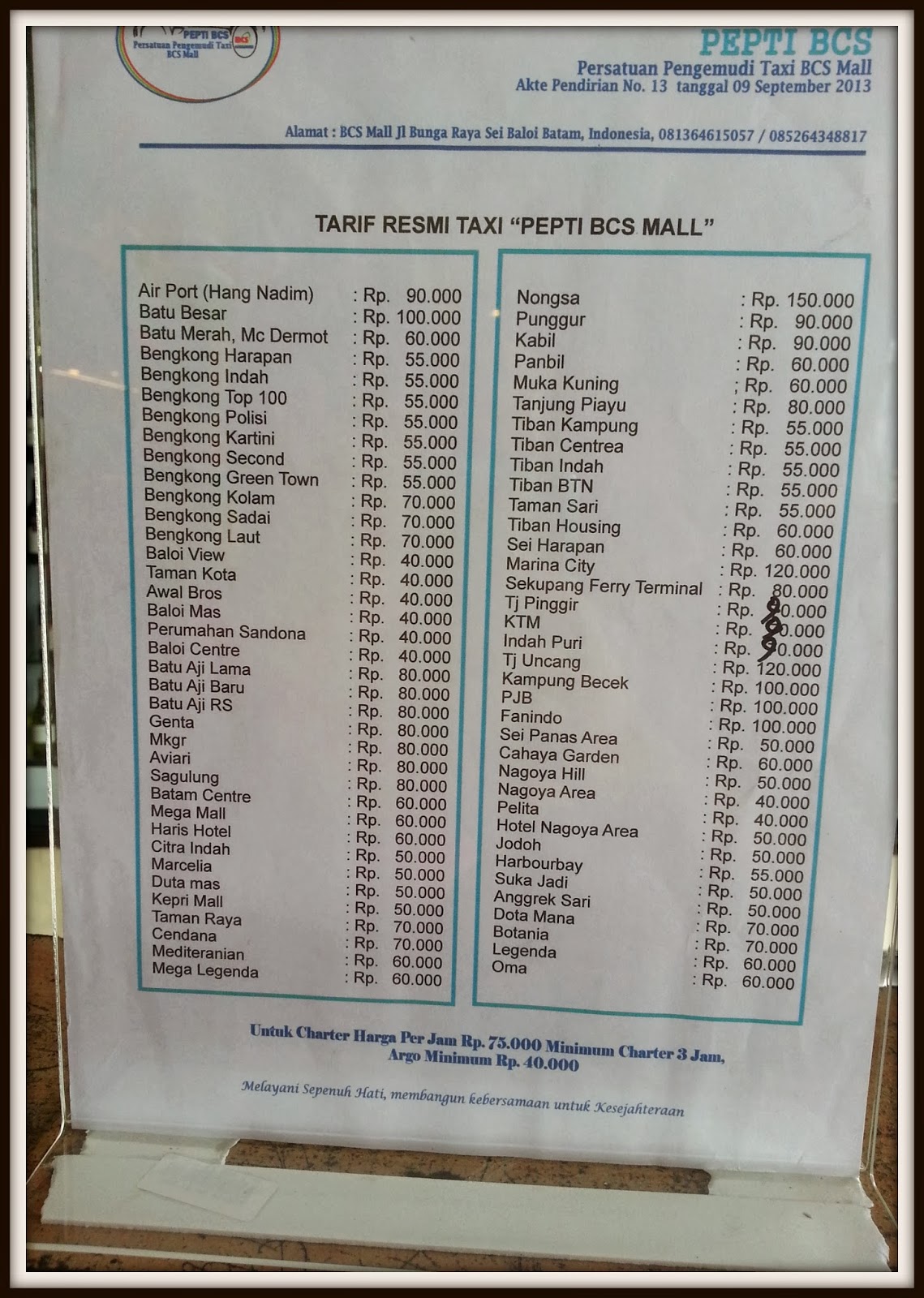 All-4-travel: Batam F&E Day 2