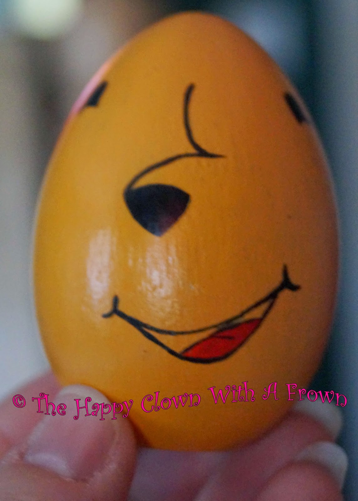 The Happy Clown With A Frown: Hand Painted, Hand Crafted Eggs