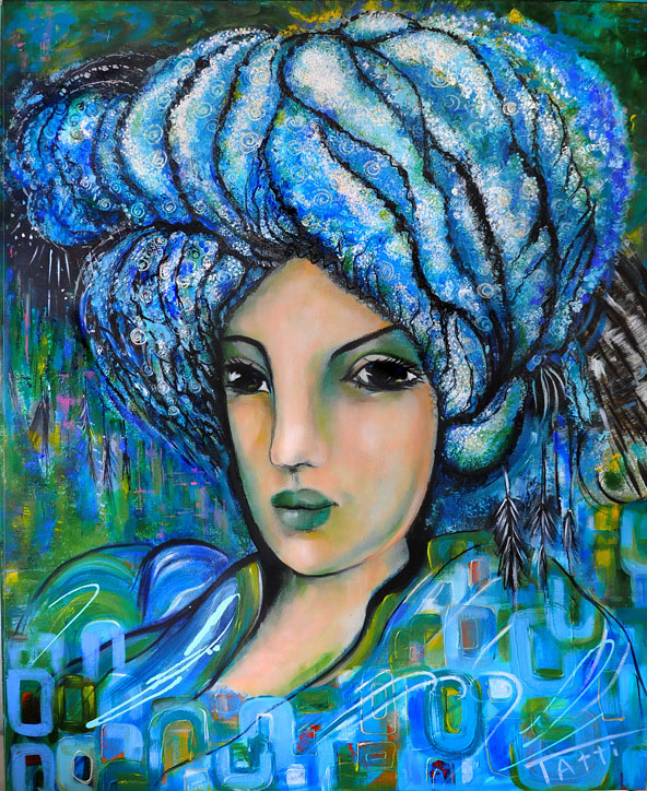 Tatti Lobanova Art Gallery: Tatti Lobanova Acrilic painting