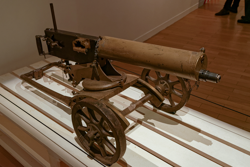 La Ca Nha de Dien Cai Dau: Mitrailleuse Maxim PM 1910