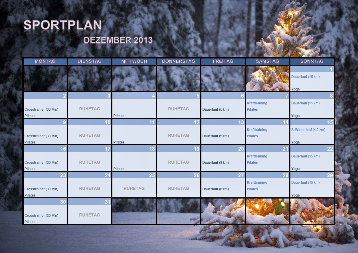 No Games. Just Sports.: Sportplan Dezember