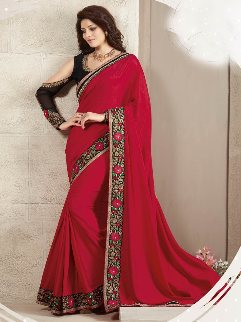 New style beautiful sarees design - Sari Info