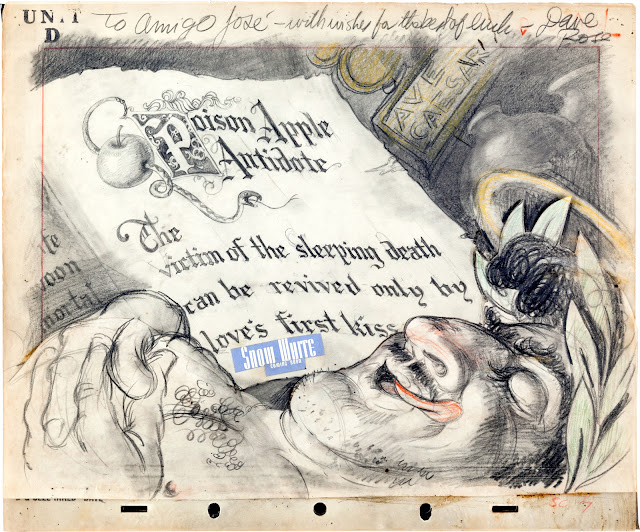 Filmic Light - Snow White Archive: Disney Animator Gag Drawings for Joe ...