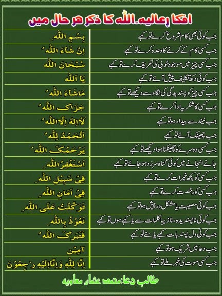 Remind Allah in Everywhere (read in Urdu) - Best Right Way