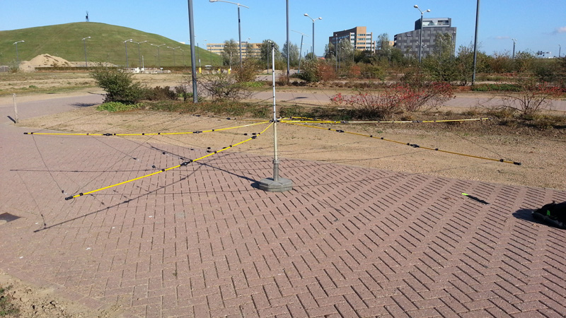 HAM-ing by PH0NO: Tips - Setting up the Hexbeam by Folding Antennas