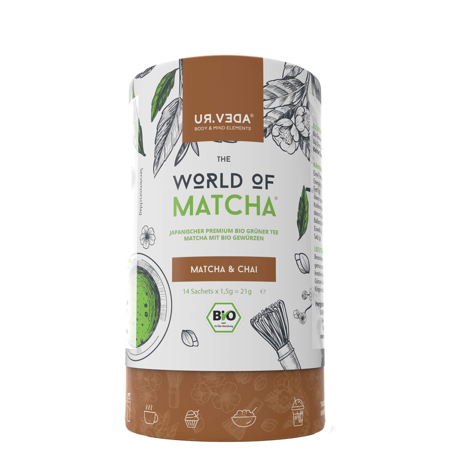 World Of Matcha – Organic Matcha Superfood Mix – Packaging Of The World
