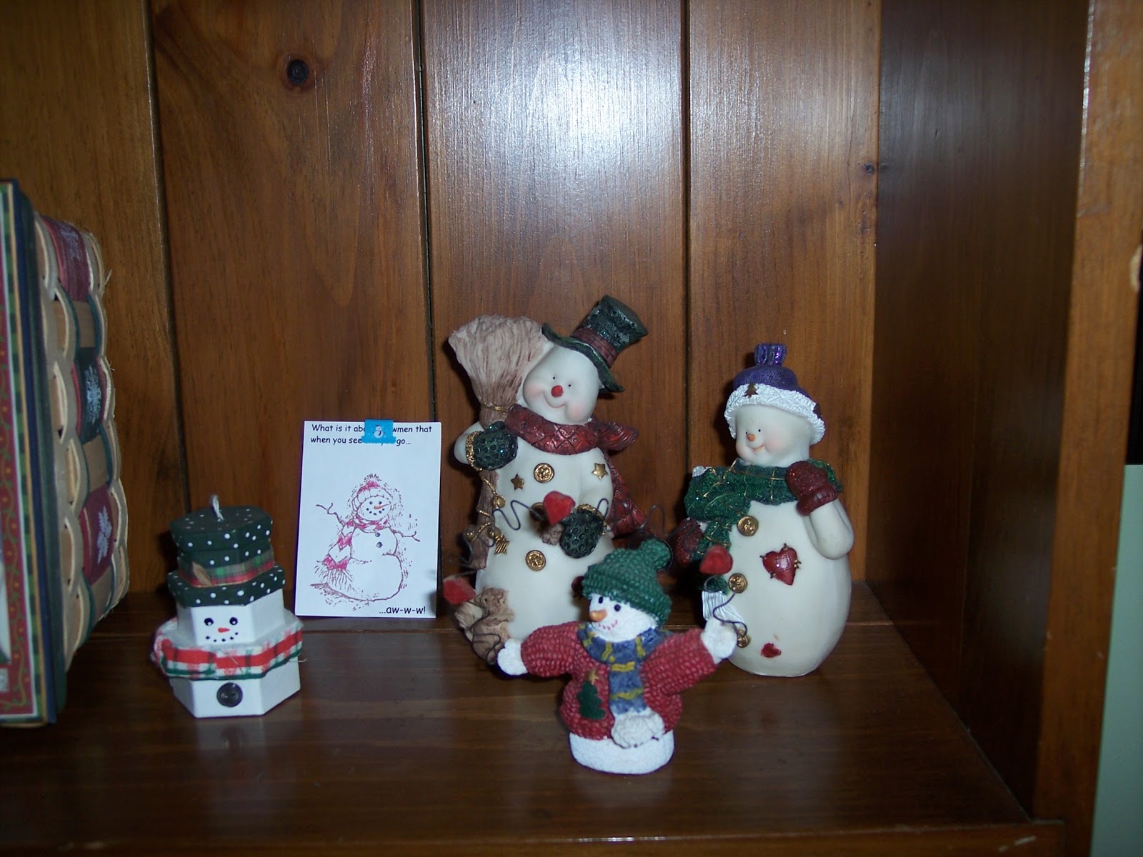 Across My Kitchen Table: A bit of winter decorating