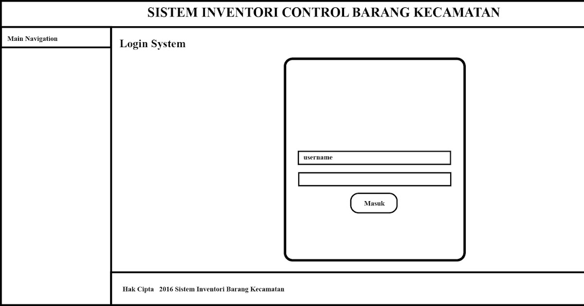 Contoh Prototype Program Sistem Inventori Barang