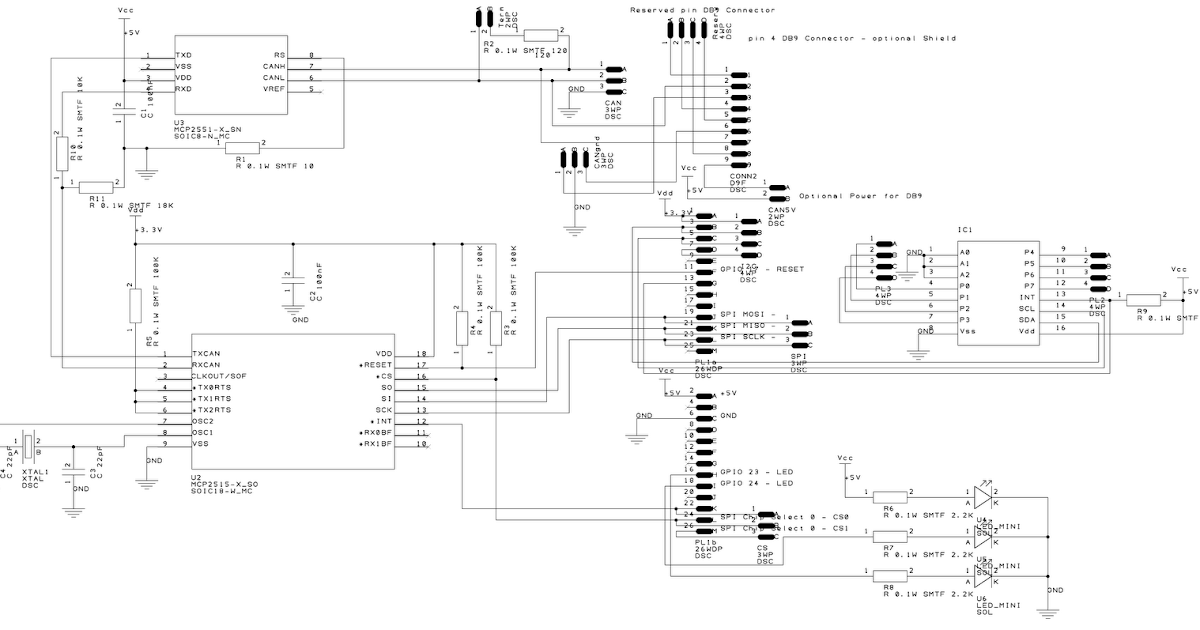 Raspberry PI - CAN BOARD: Controller Area Network (CAN) MCP2515 for ...