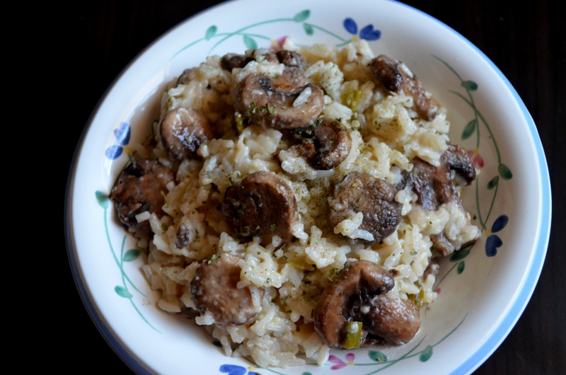 For the Love of Dessert: Mushroom Risotto