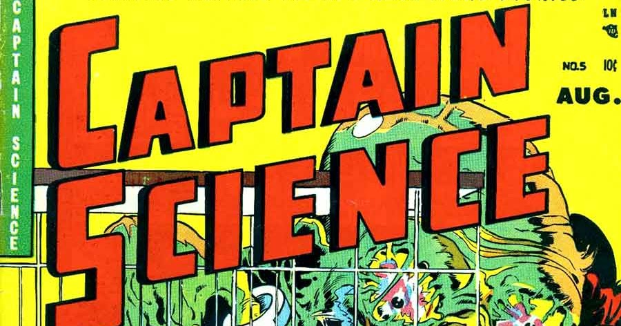 Captain Science #5 - Wally Wood art & cover - Pencil Ink