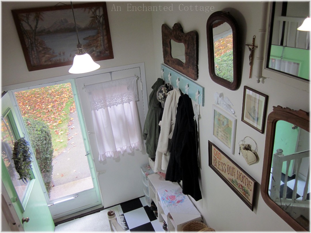 An Enchanted Cottage: Eclectic Mirror Gallery Wall