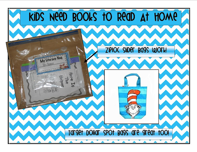 Kindergarten Crayons: Take Home Bags To Promote Reading