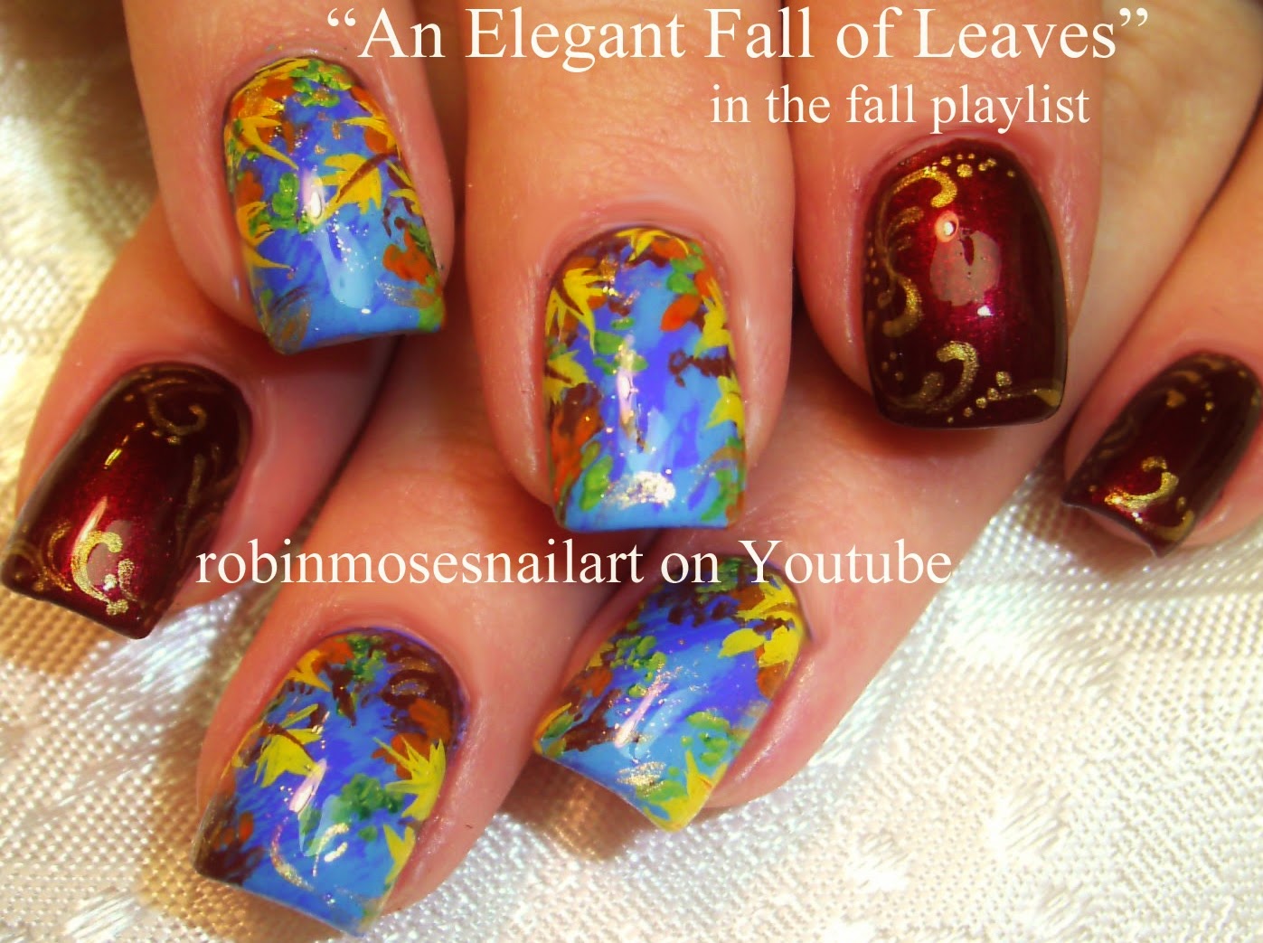 Nail Art by Robin Moses: "Fall Nail Art" "elegant fall nails" "cute ...