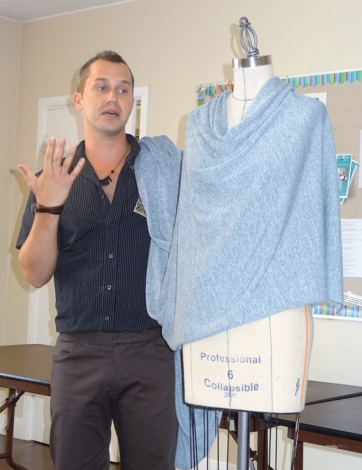 Jo Traveler: Workshop with Christopher Collins - American Fashion Designer