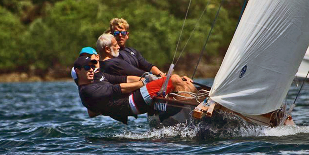 Earwigoagin: Header Photo: Bermuda Fitted Dinghy; Transom Shot