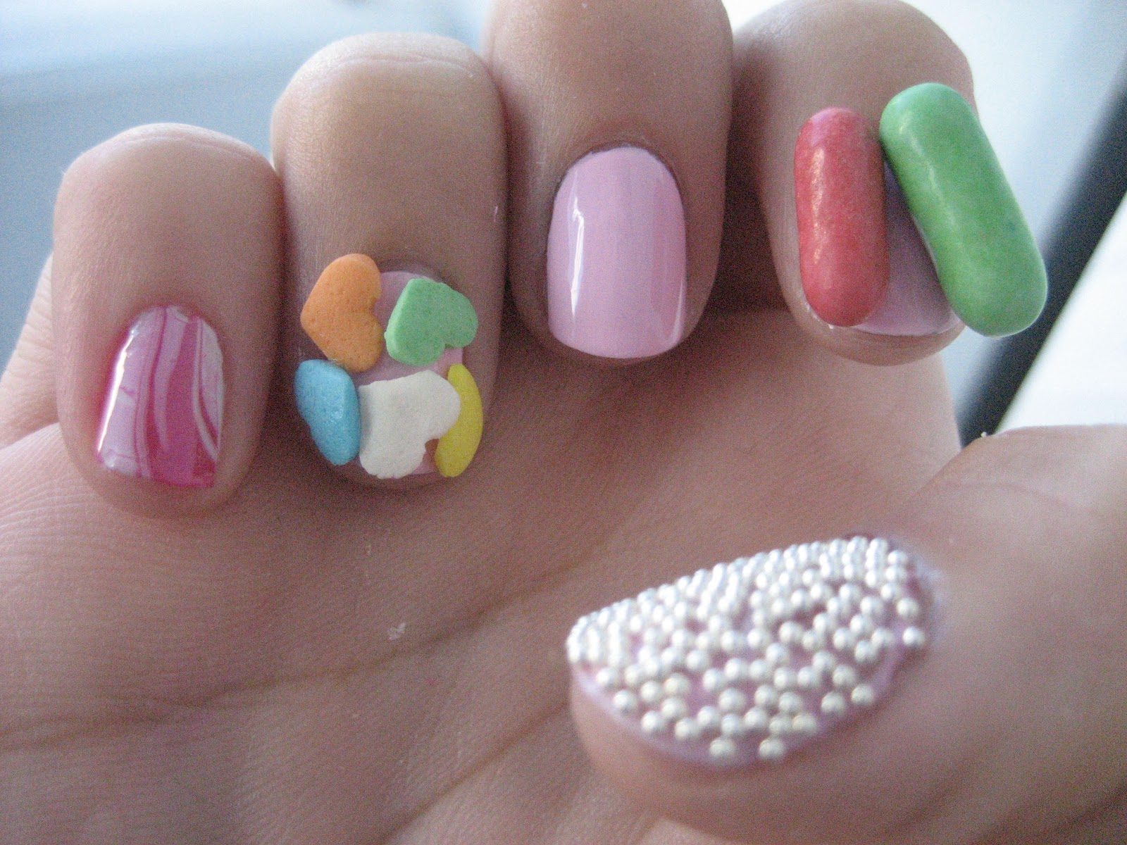 Nail & Polish: Artsy Wednesday - Candy Themed Nails!
