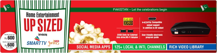 Ptcl Smart TV Jadoo Plus Launched with 125 channels and HDMI supported ...