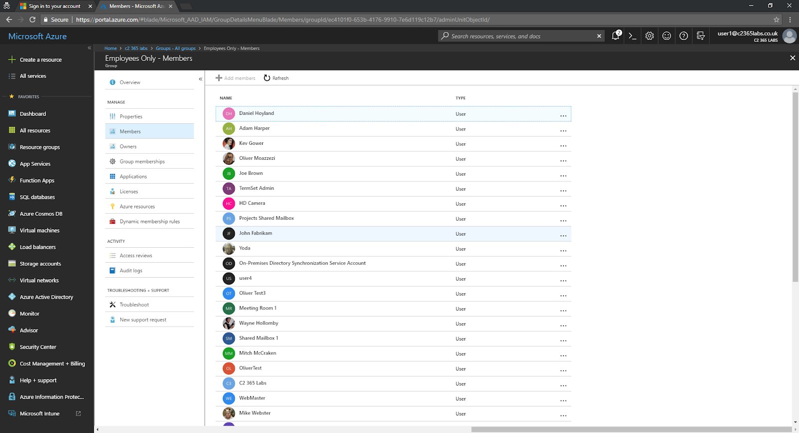 Wave16.com: Creating Azure AD Groups with Azure Guest user exclusions