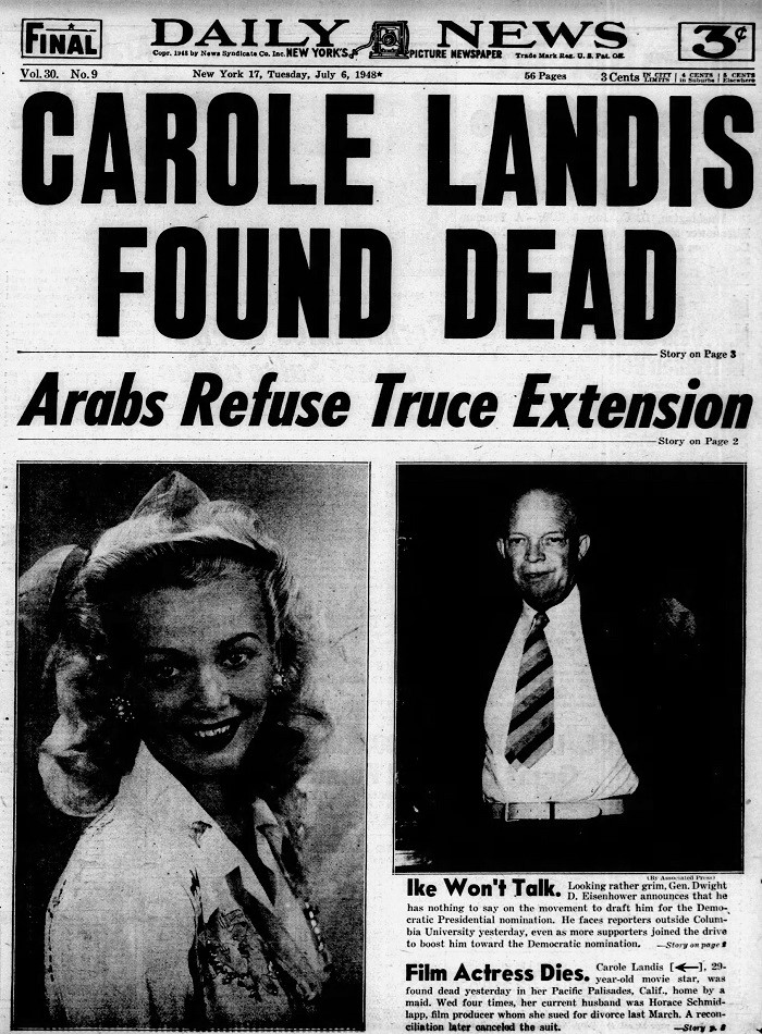 The Day Carole Died (July 4, 1948)