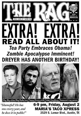 The Rag Blog: EXTRA : Rag Blog Editor Dreyer Does it in Public this Friday!