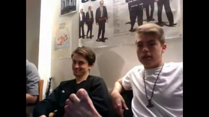 Male Celeb Screencaps: Dylan Sprouse Bare Feet In Cole's Not Funny Podcast