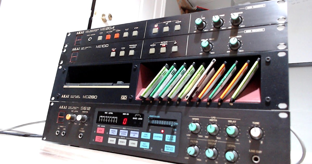 MATRIXSYNTH: Akai S612, MS204, MS100, & MD280 Full Set