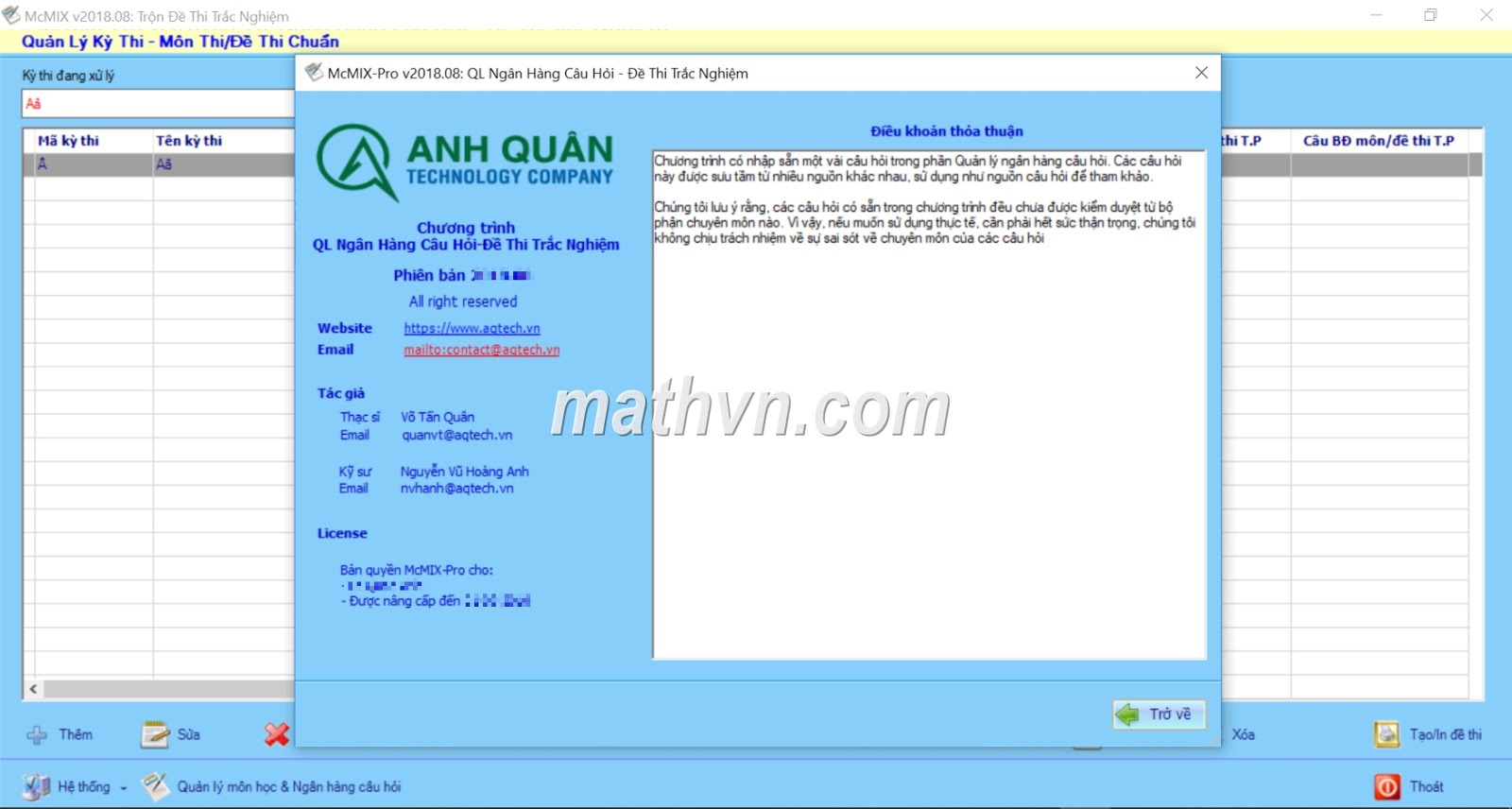 McMix Pro - phần mềm quản lý và trộn đề thi trắc nghiệm tốt nhất - Toán ...