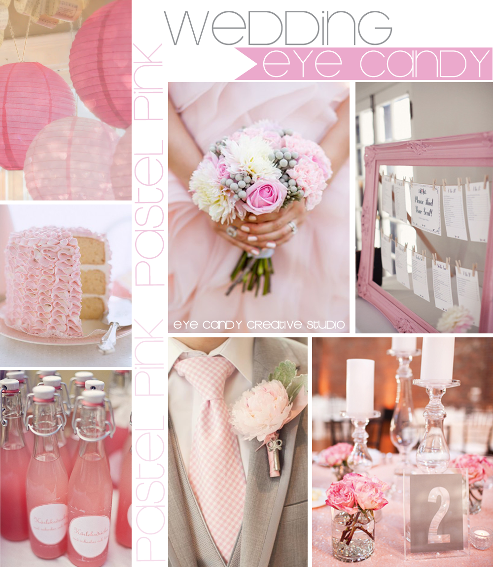 Eye Candy Creative Studio: WEDDING :: PASTEL PINK wedding inspiration board