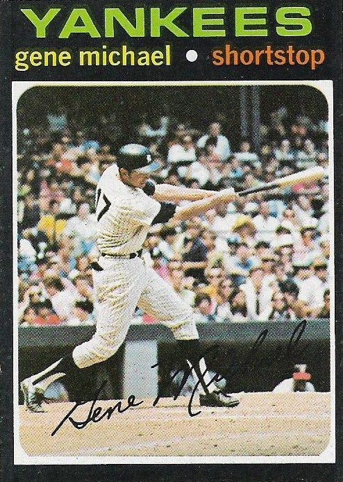 Topps 1971: no. 483 - gene michael
