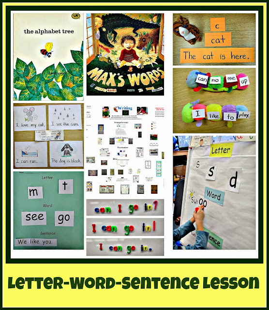 Kindergarten: Holding Hands and Sticking Together: Letter-Word-Sentence ...