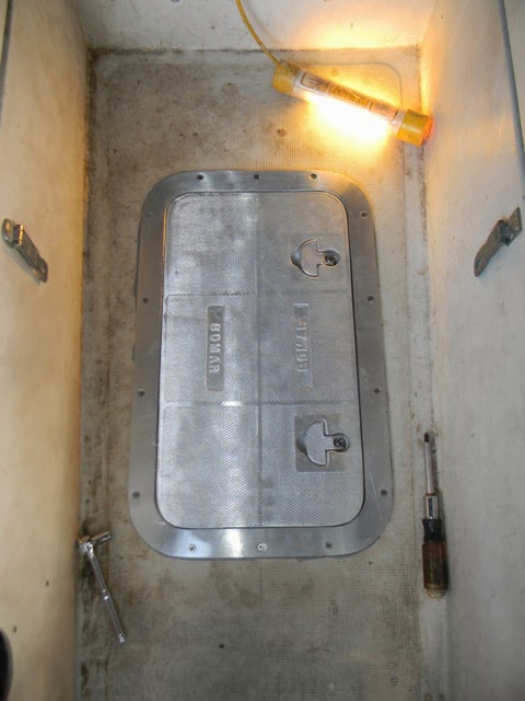 Ericson 25, Oystercatcher: Lazarette Modifications, Part 15: Final ...