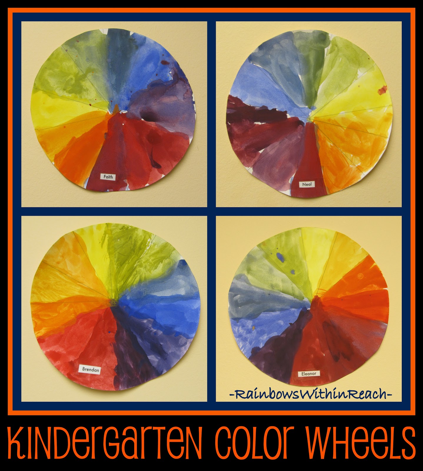 RainbowsWithinReach: Color Wheels + Color Theory for Children