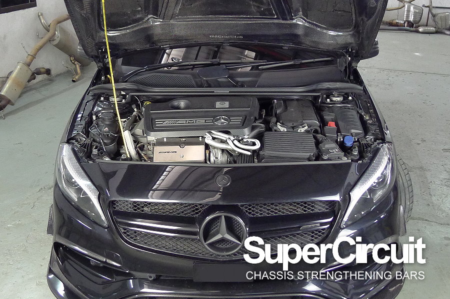 SUPERCIRCUIT CHASSIS STRENGTHENING BARS: Mercedes-AMG A45 (W176) Front ...