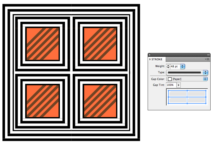 Document Geek: Fun with Geometrics! Stripe Stroke Style + Tables ...