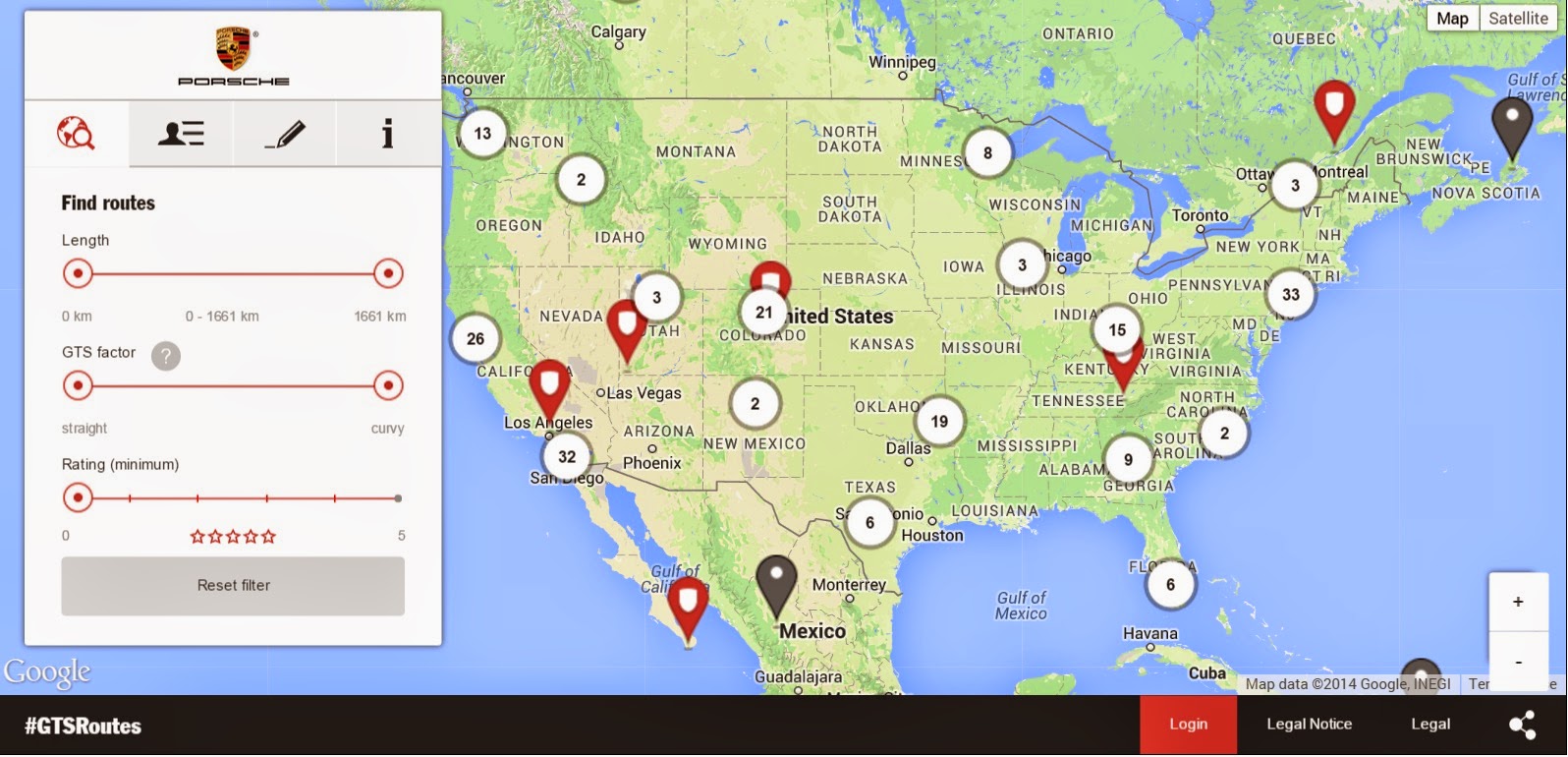 BLOG: Porsche launches a global interactive map of the best driving ...