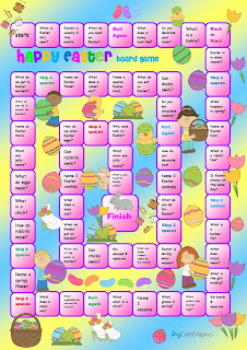 sweet english: Easter board game