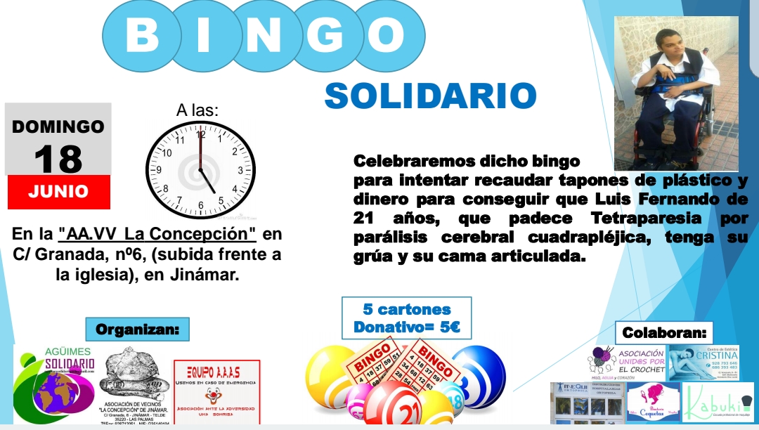 Telde Habla: BINGO SOLIDARIO