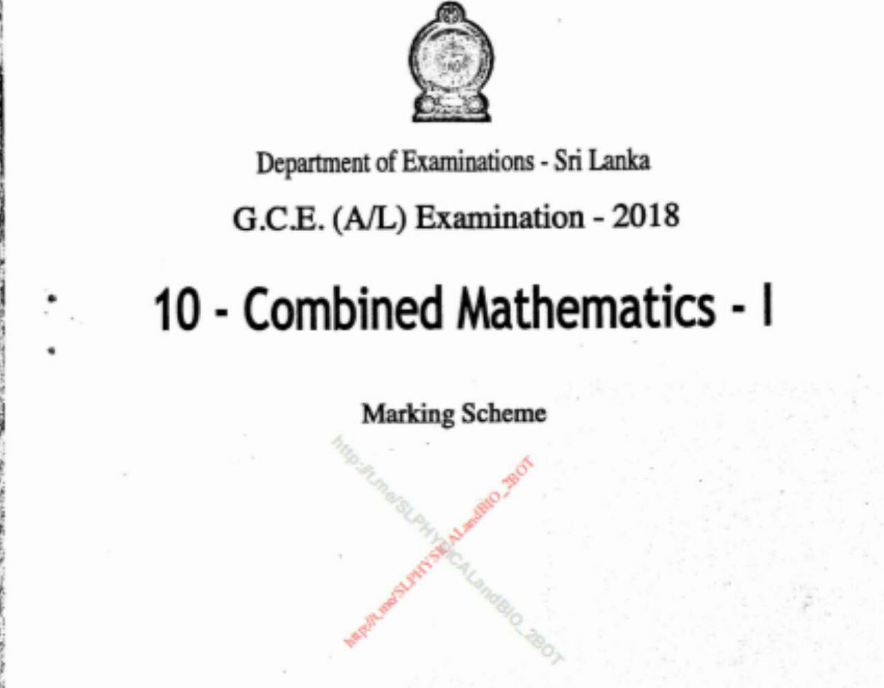 NEW UPDATE _ COMBINED MATHS