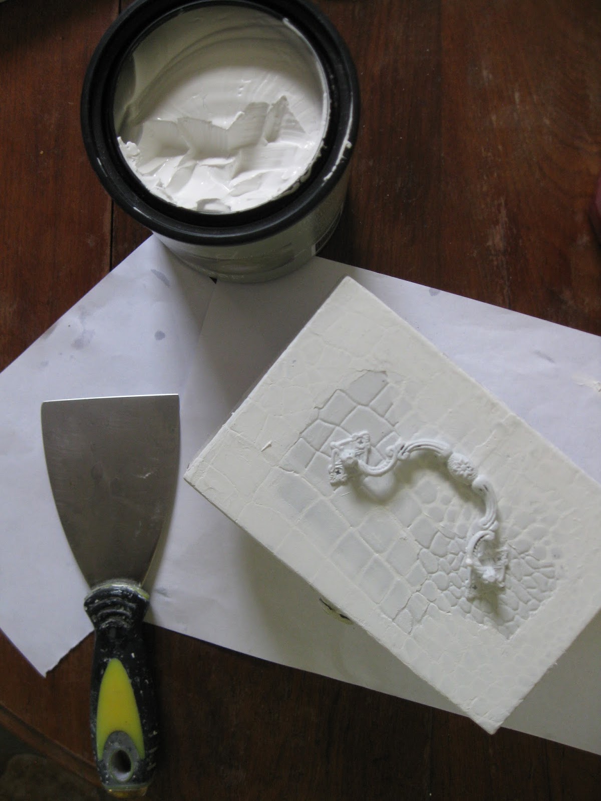 Sette Design: Painted Stucco Box -DIY